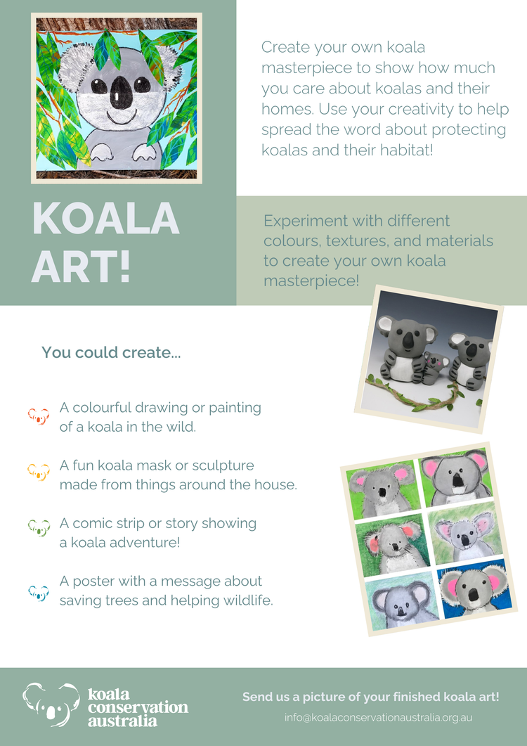 Joey’s Corner - fun koala activities for kids! – Koala Conservation ...
